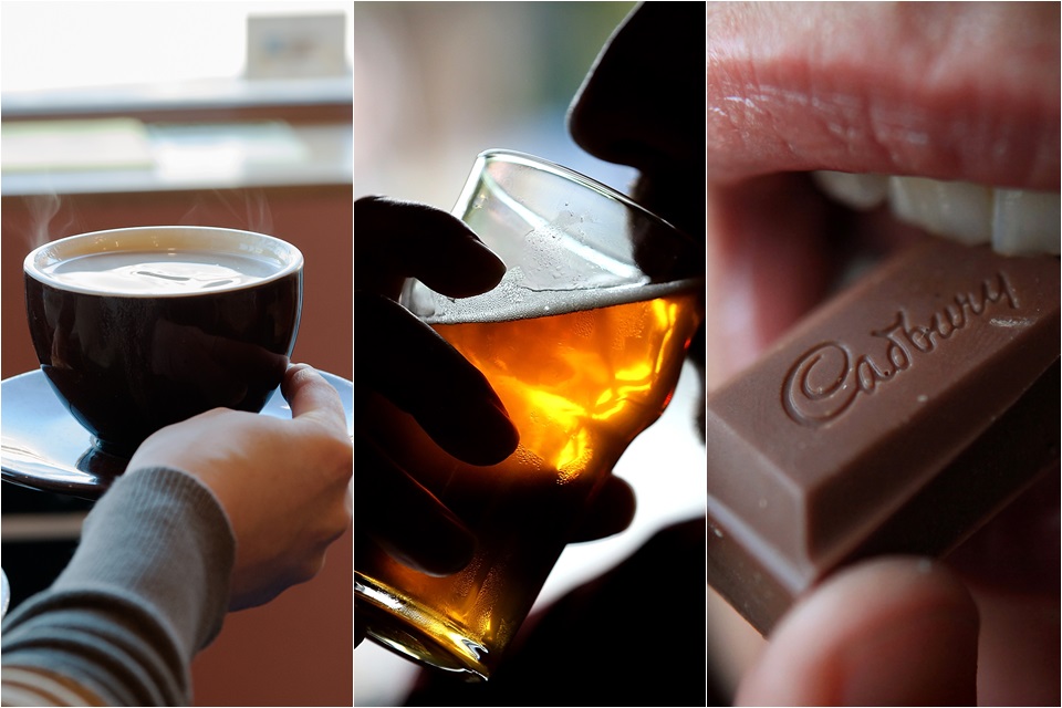 Chocolate, café e álcool: entenda quando o consumo deles é excessivo